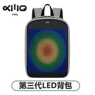 厂家直供卡威奇KWQ炫酷三代智能科技背包发光电子屏幕LED广告背包-阿里巴巴