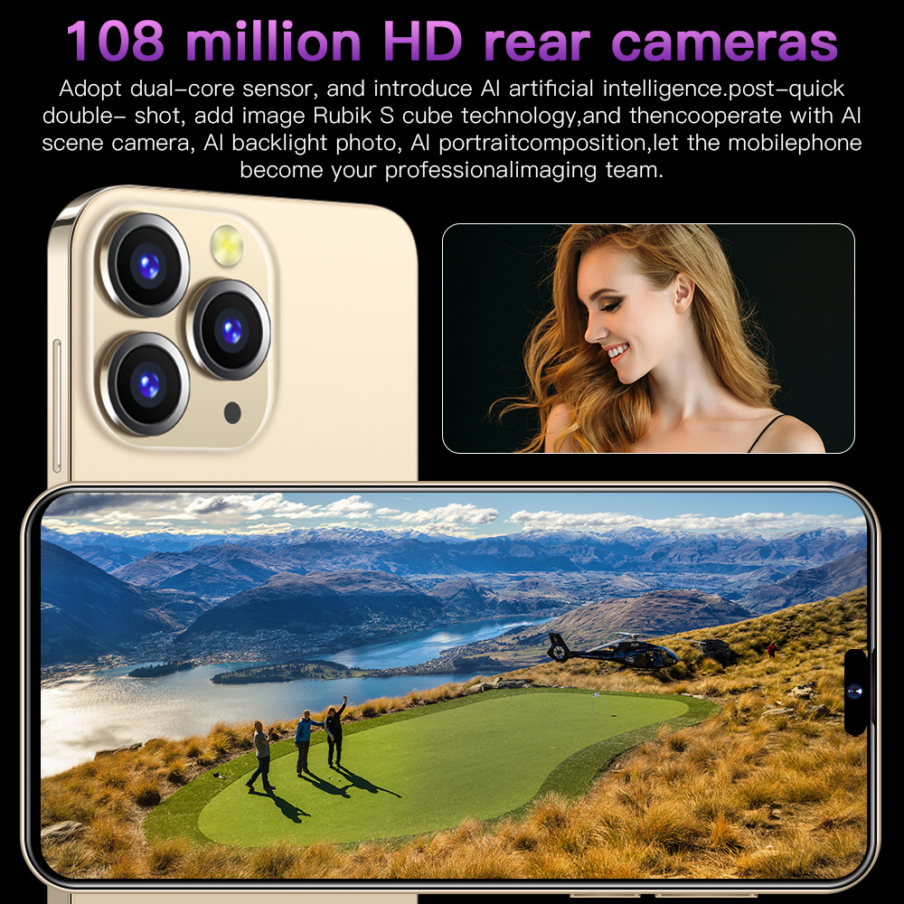 i14proMax跨境低价现货3G安卓1+16智能手机6.3寸胶囊屏外贸代发-阿里巴巴