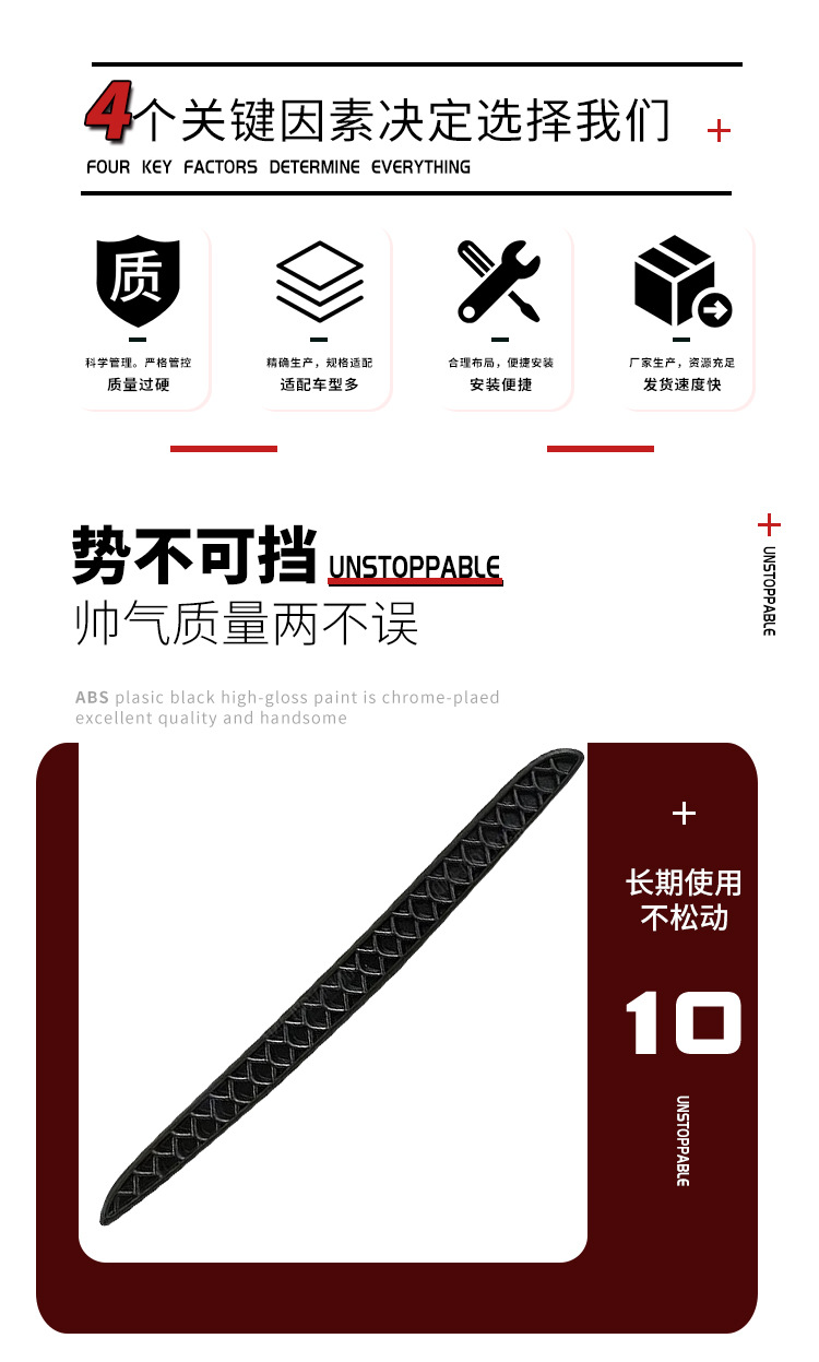 适用于奔驰C级W205后杠格栅 后杠蜂窝左右饰条盖板格栅2058850053-阿里巴巴