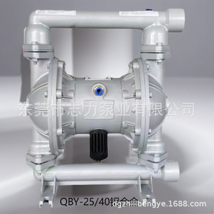 食品化工卫生输送 QBY/QBK-25 40气动隔膜泵不锈钢材质-阿里巴巴
