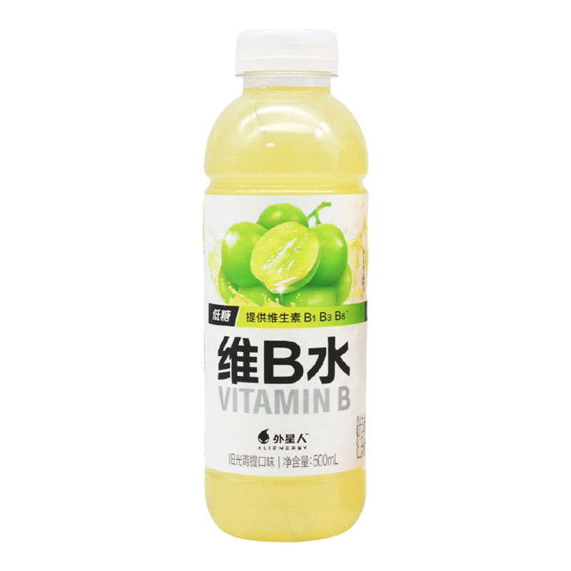外星人维B水500mL*15瓶低糖阳光青提口味柑橘口味维生素水饮料-阿里巴巴