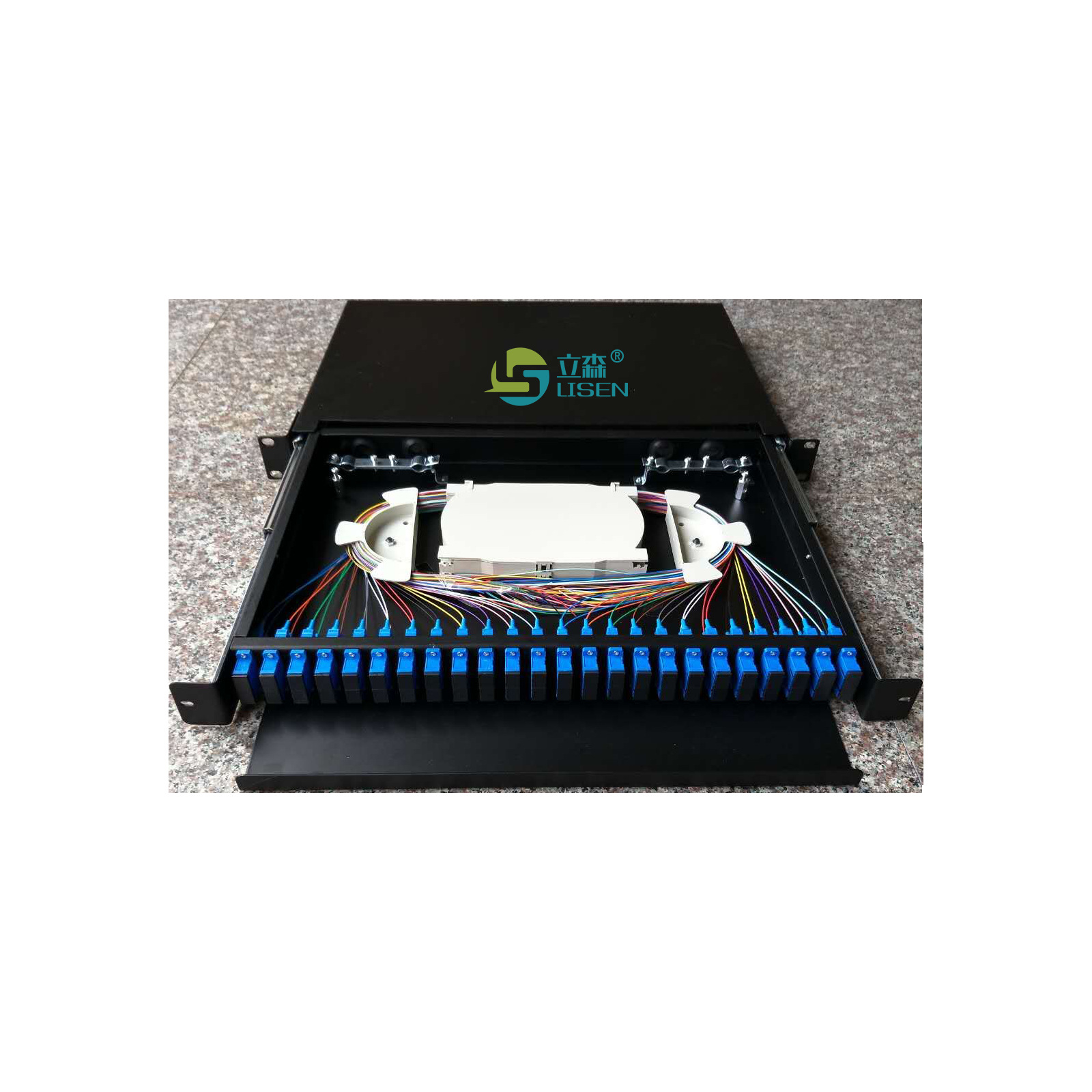 国网标准 SC/FC托盘式ODF光纤配线架144芯96芯48芯机架ODF单元框-阿里巴巴