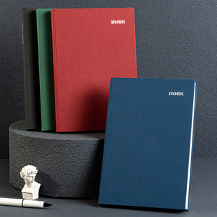 inrik特种纸封面精装记事本办公会议记录本子学生学习加厚笔记本-阿里巴巴