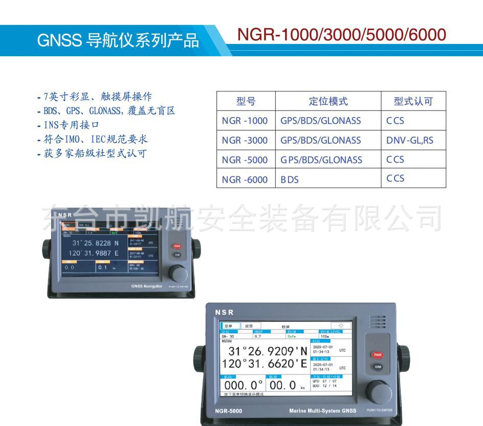 新阳升NGR-1000 船用GPS导航仪 北斗GNSS接收机 NGR-3000-阿里巴巴
