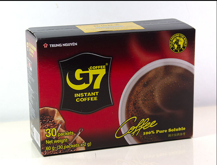 进口越南G7咖啡中原G7纯黑咖啡粉无蔗糖食品电商直播一件代发-阿里巴巴