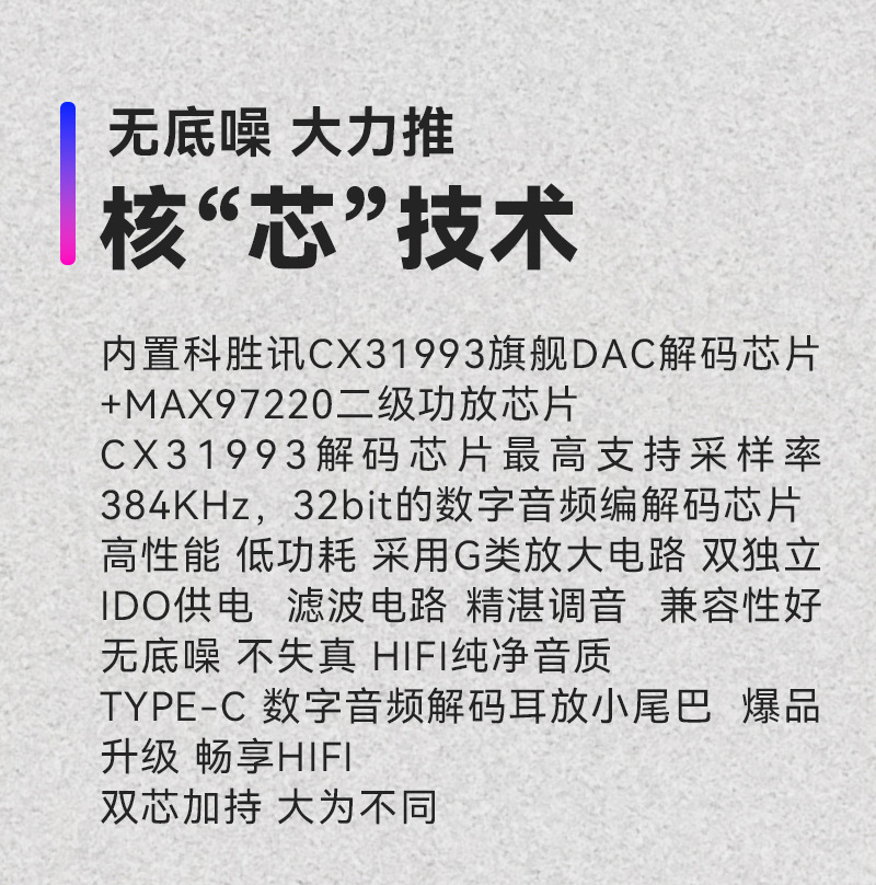 科胜讯CX31993双芯片运放MAX97220数字音频type-c手机解码耳放DAC-阿里巴巴