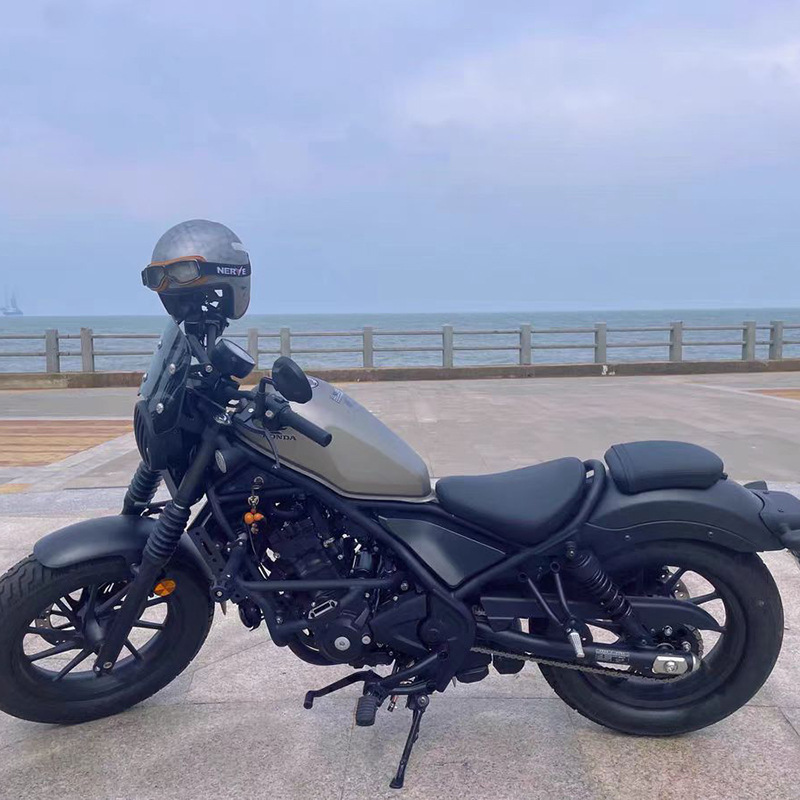 适用本田cm300护杠 防摔架rebel叛逆者cm500改装带弹簧球保险杠-阿里巴巴