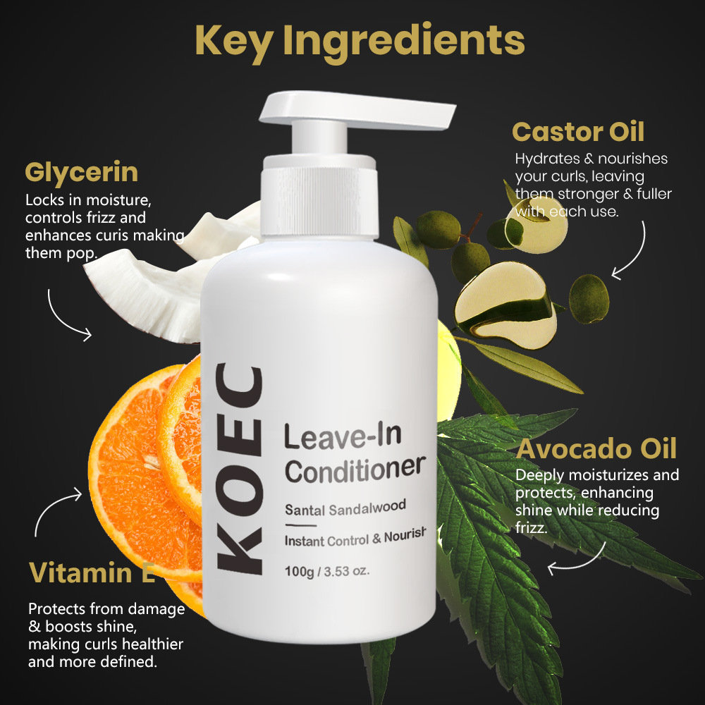 KOEC跨境免洗护发素缓解干枯毛躁速干护发乳Leave-in Conditioner-阿里巴巴