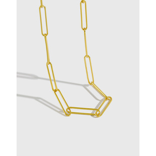 058韩版S925纯银项链ins小众简约2021新款链条项链女choker颈链-阿里巴巴