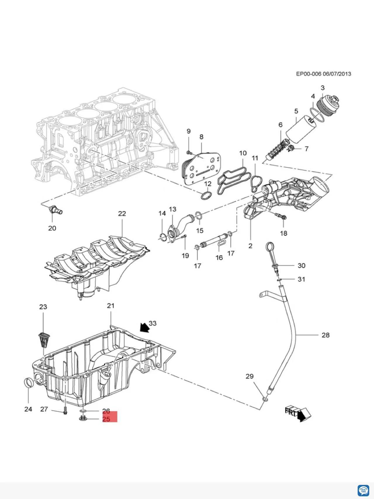 90502556适用于新君威昂科拉迈锐宝爱唯欧科鲁兹 油底壳放油螺丝-阿里巴巴