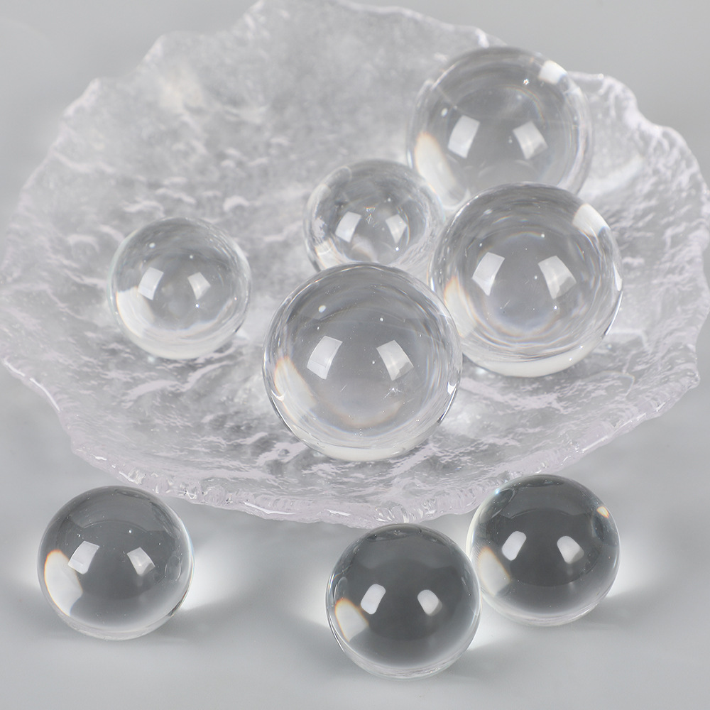 装饰品30mm透明水晶球diy水晶球摆件摄影道具玻璃球透明水晶球 阿里巴巴