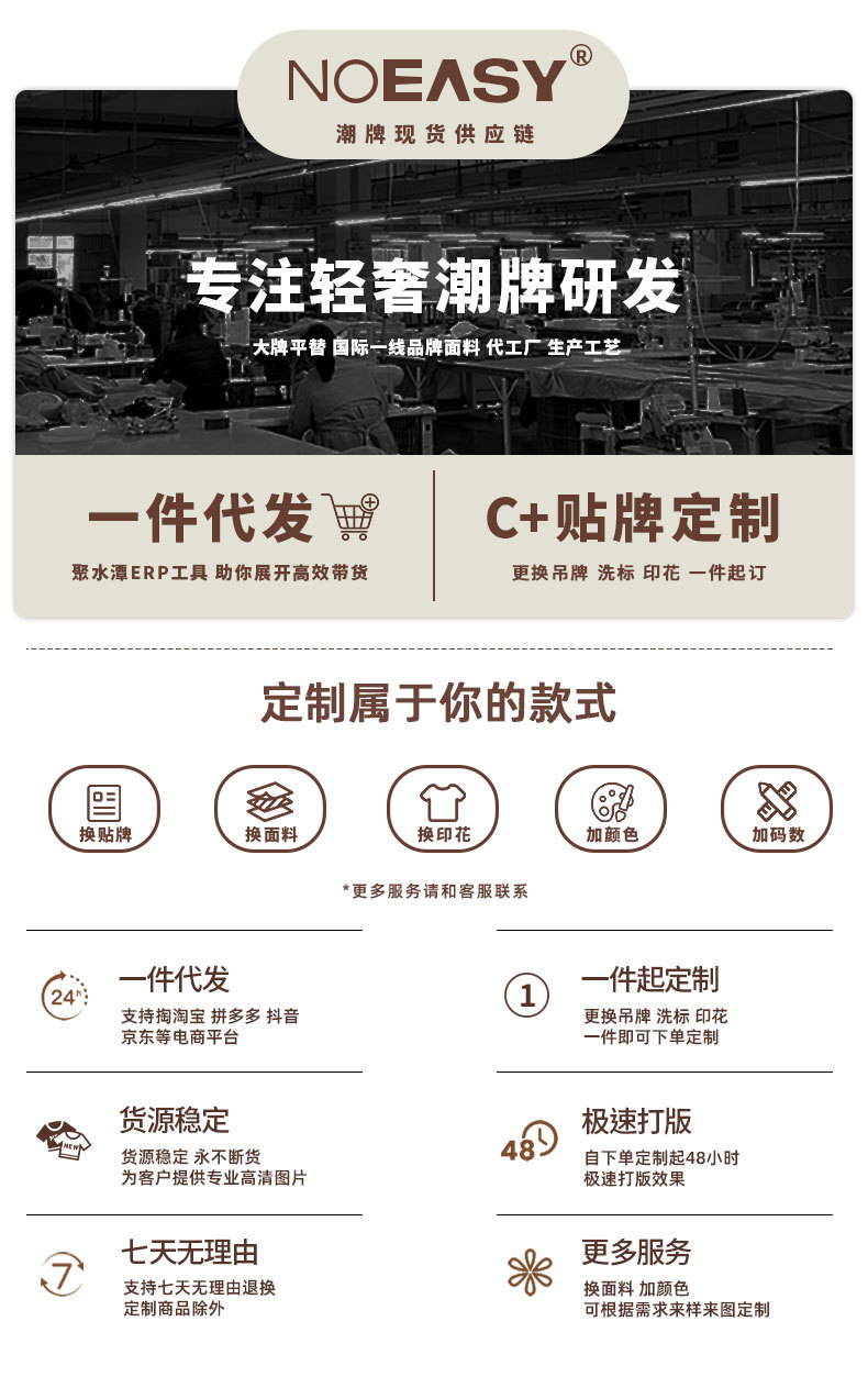 FALL24 ESSENTIALS高街HOLIDAY系列FOG圆领宽松男女长袖t恤打底-阿里巴巴