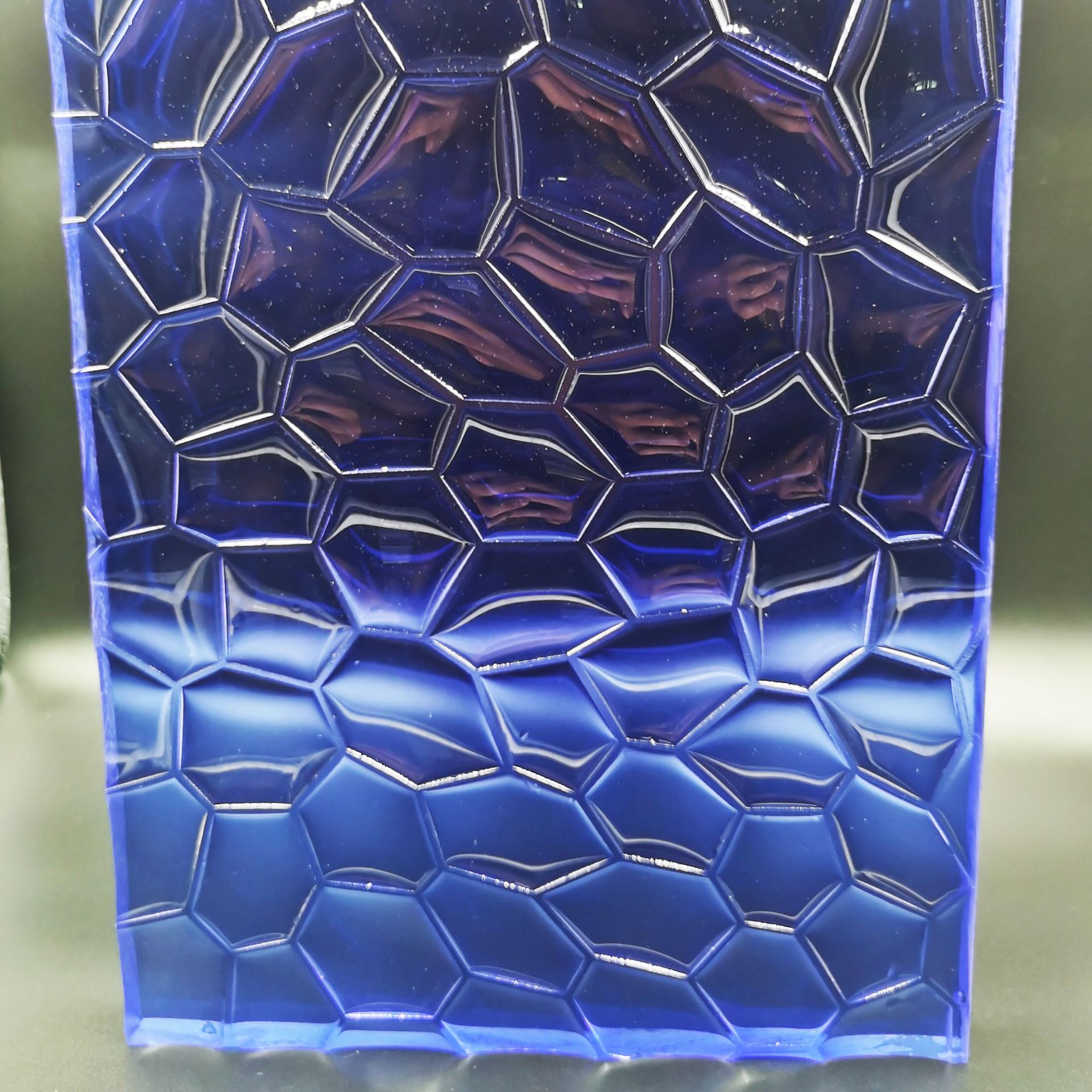 PMMA凹凸面水立方纹亚克力透明深蓝鱼鳞纹花贝壳纹背景墙有机玻璃-阿里巴巴