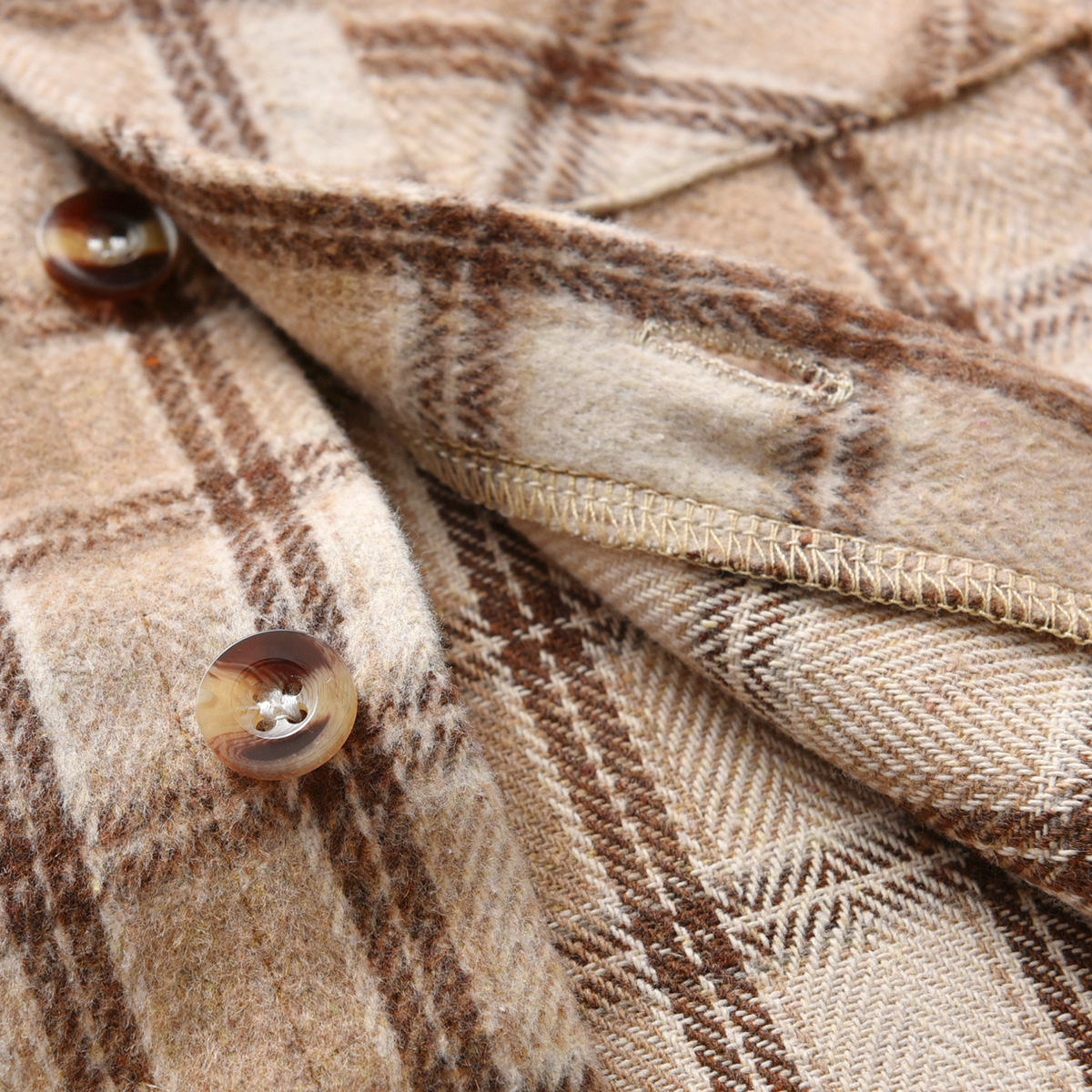 Wholesale 18M-6Y Toddler Boys Plaid Pockets Hooded Jack