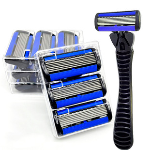 Gememe Manual Razor Men's Shaving Head Six Layers Blade-阿里巴巴