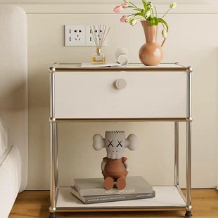 中古床头柜卧室沙发边柜轻奢USM模块柜床头组合柜客厅斗柜收纳柜-阿里巴巴