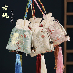 端午节福袋高档香包古风香囊香袋空子汉服装饰随身挂件车挂艾草-阿里巴巴