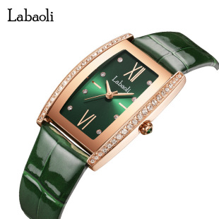 labaoli拉宝丽新款品牌手表时尚镶钻石英表方形抖音爆款女表LA072-阿里巴巴