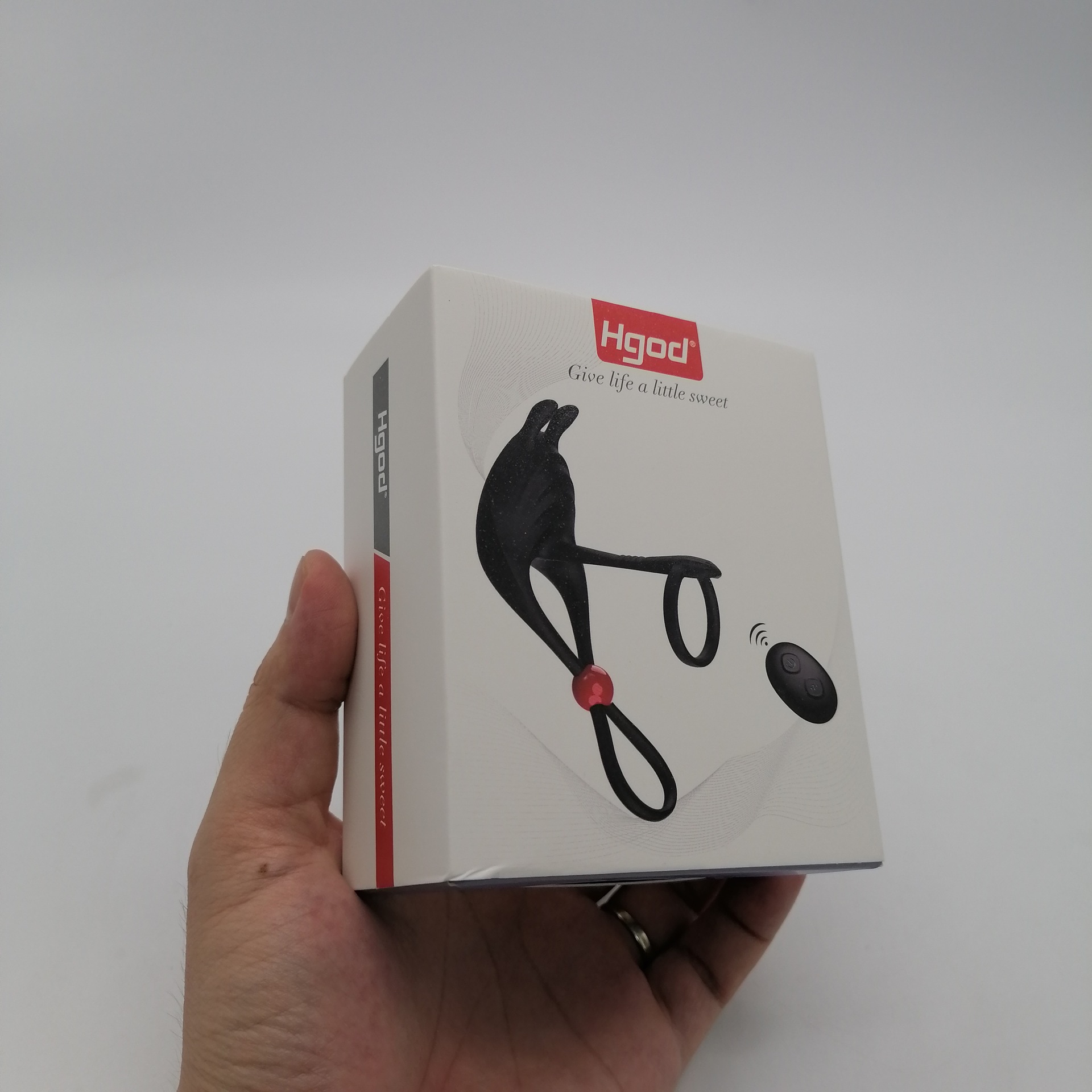 梦马HGOD亚奇二代双震锁精环遥控版男女用共震自慰器成人情趣用品-阿里巴巴