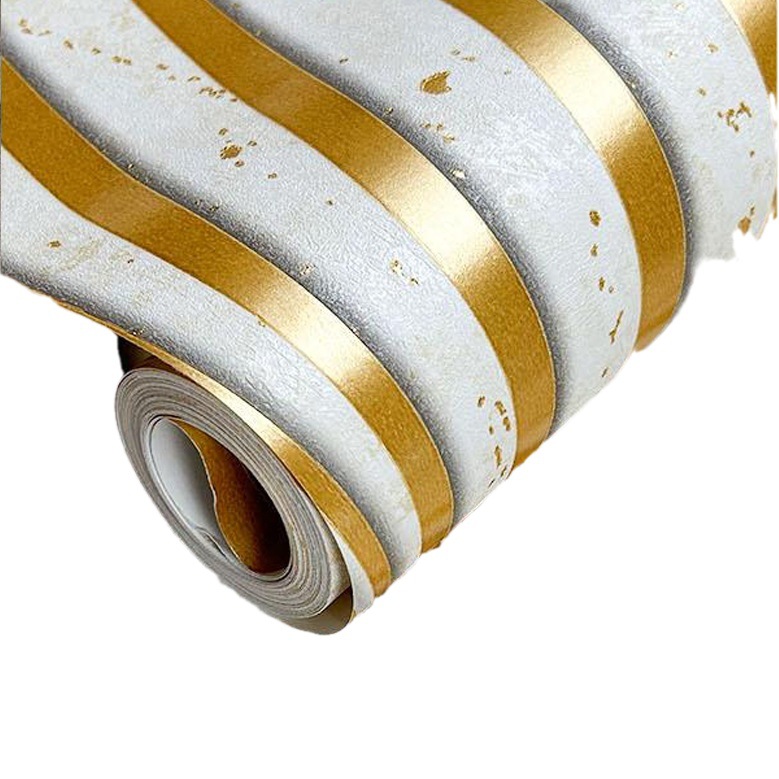 Foreign trade hot sale 3dpvcwallpaper non self adhesive abstract stripe ...