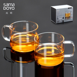 供应尚明CP02/CP09高硼硅玻璃热水杯子小茶杯带把欧式150mL品茗杯-阿里巴巴