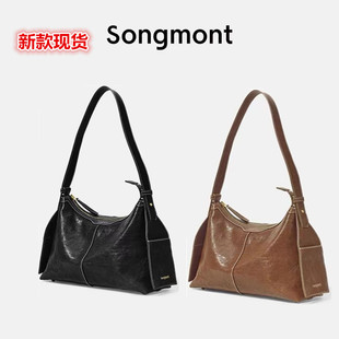 Songmont山下有松挂耳系列小号行囊hobo包植鞣牛皮单肩斜挎软包-阿里巴巴