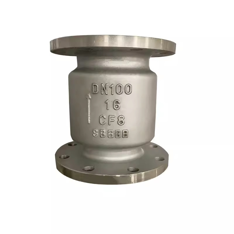 H42W-16P不锈钢立式法兰止回阀304单向阀316逆止阀DN25 50 80 100-阿里巴巴