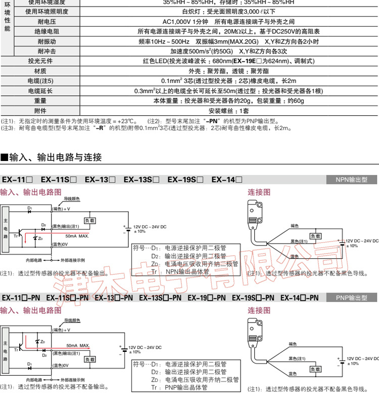 原装正品松下光电传感器EX-11EA(EX-11EP+EX-11EAD)/11A-PN对射型-阿里巴巴