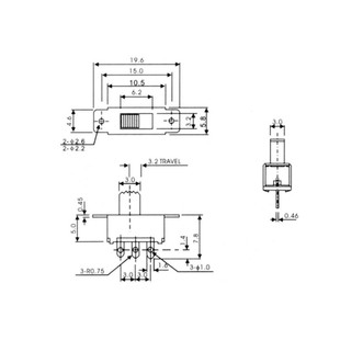 SS12F15-G5拨动开关单排直插小微型电源滑动推动2档档位波动波段-阿里巴巴