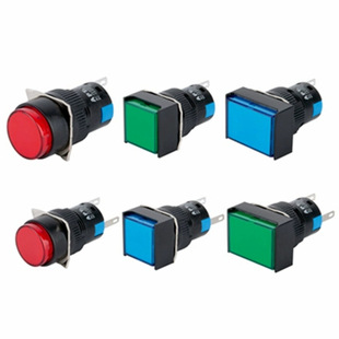 安装孔Φ16mm两开两闭矩形按钮LA39-E22J系列APT正品原二工优惠价-阿里巴巴