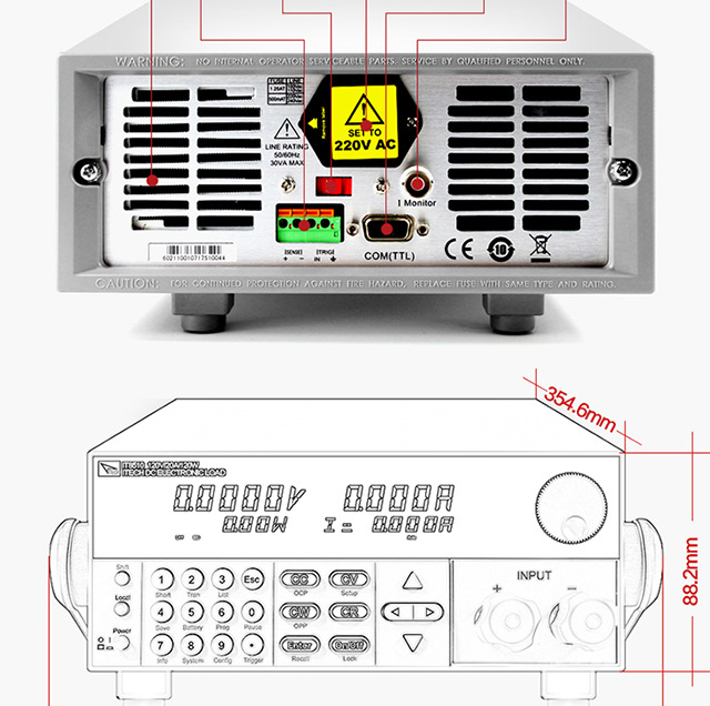 ITECH 艾德克斯大功率电子负载仪可编程直流负载测试仪IT8513C+-阿里巴巴