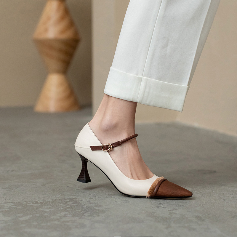Chiko Noemy Pointed Toe Kitten Heels Pumps