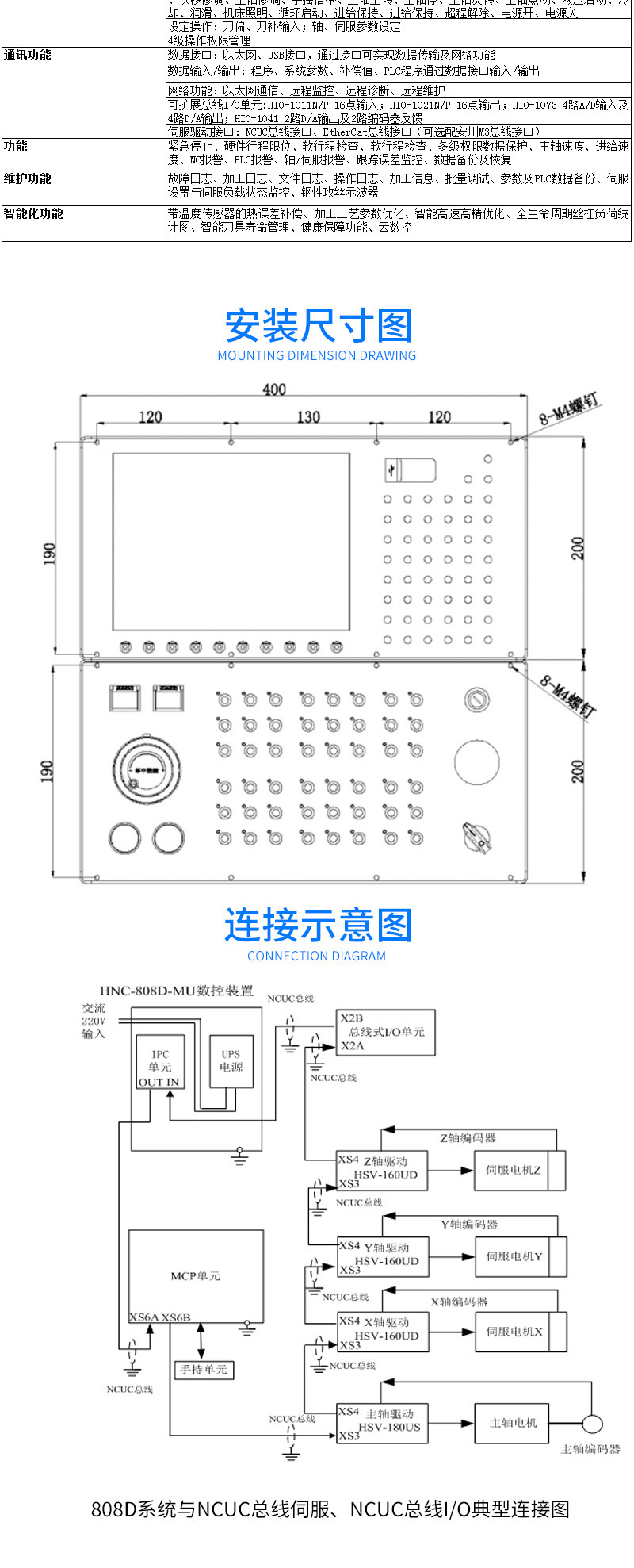 华中数控 HNC-808Di/M 加工中心数控系统-阿里巴巴