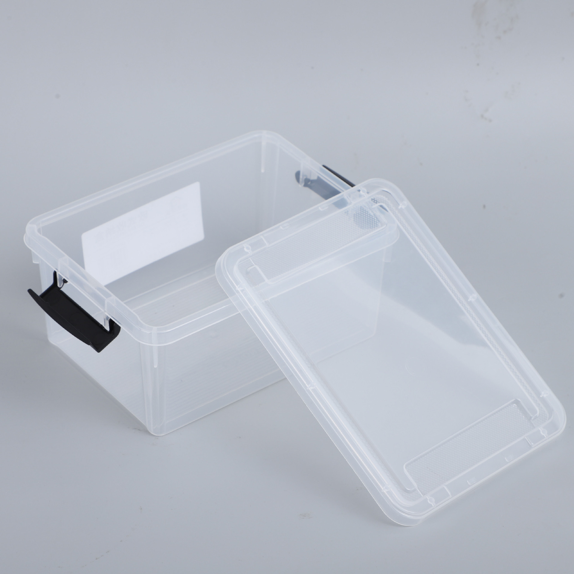 迷你高透明收纳箱桌面学生办公整理箱多用途礼品包装盒塑料箱家用-阿里巴巴