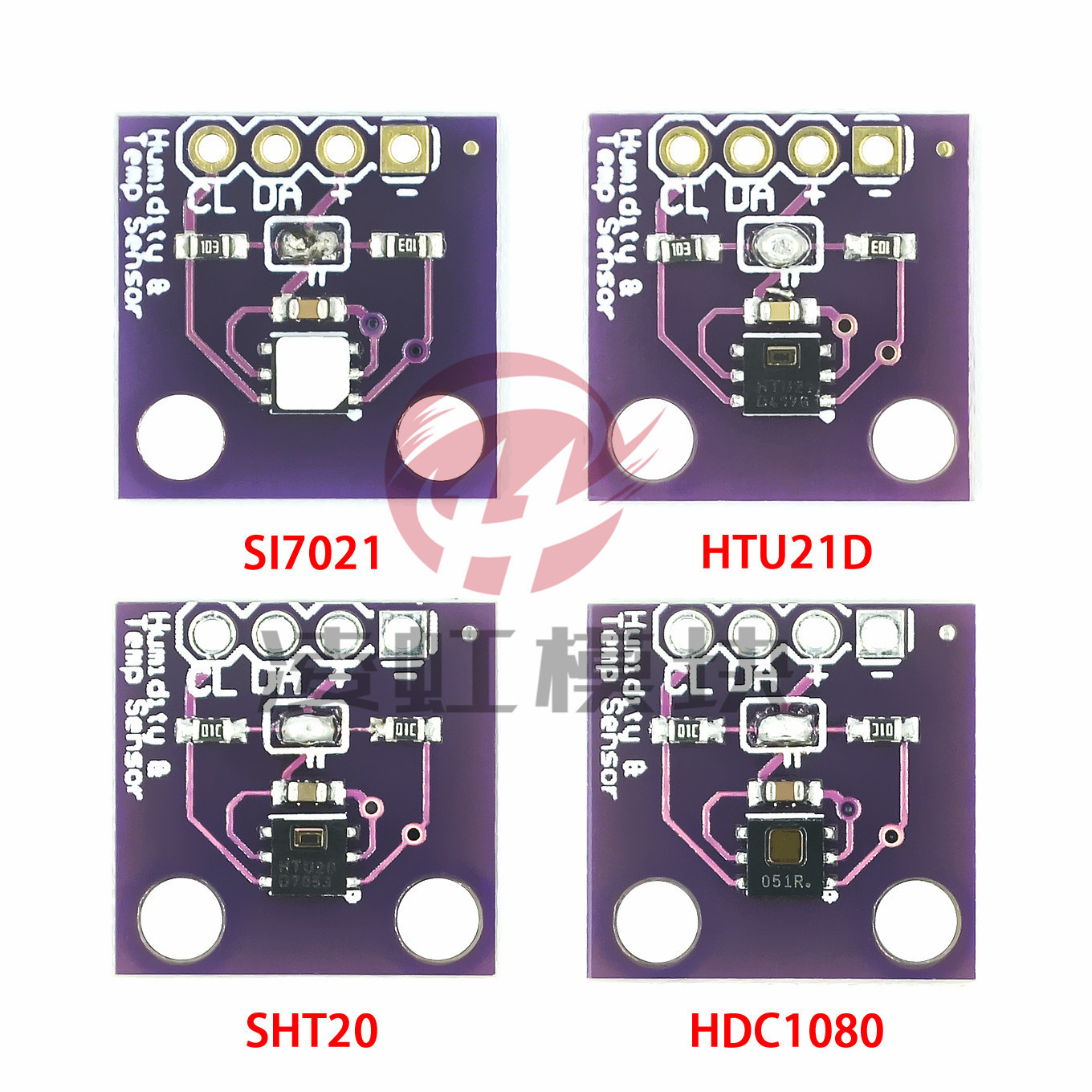 HDC1080 Si7021 SHT20 HTU21D温湿度传感器 模块 I2C 数字高精度-阿里巴巴