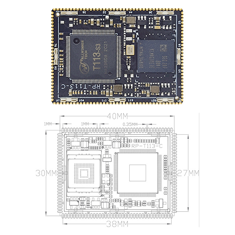 全志T113-S3开发板T113-S3核心板allwinnertech荣品RP-T113宽温级-阿里巴巴