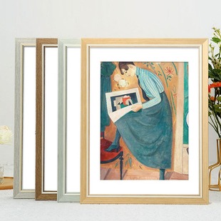 相框挂墙大尺寸画框装裱A3a4纸框架水彩4k八8k开12寸30油画20寸24-阿里巴巴