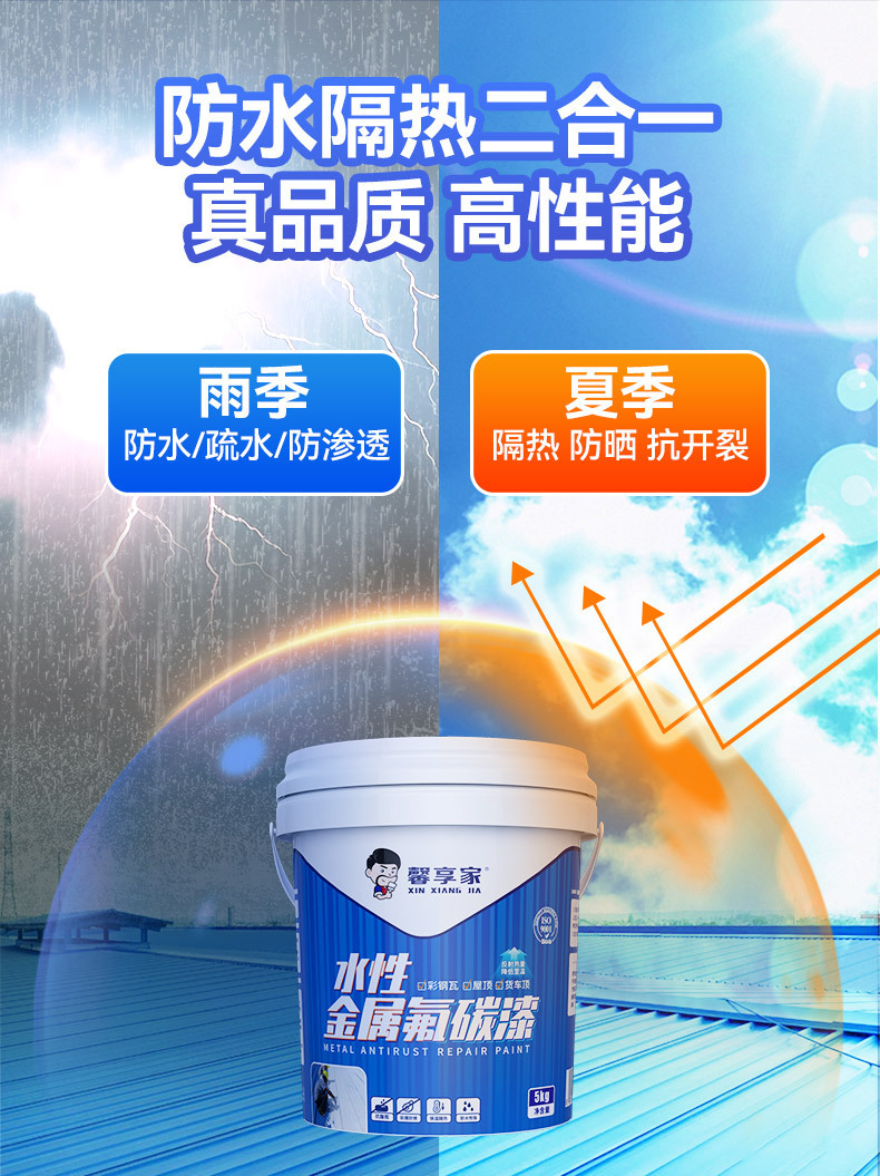 彩钢瓦翻新专用漆防锈油漆金属板防腐免除锈铁皮瓦水性铁锈转化剂-阿里巴巴