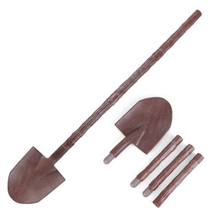 万圣节Rusty Shovel Prop-Brown仿真铲子塑料铁锹摆件cos玩具道具-阿里巴巴