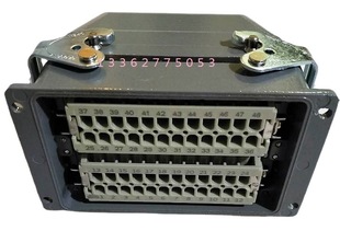 工业矩形插座HDC-HE-048-M/F 48芯 HDC-HE-024-M/F 24芯航空插件-阿里巴巴