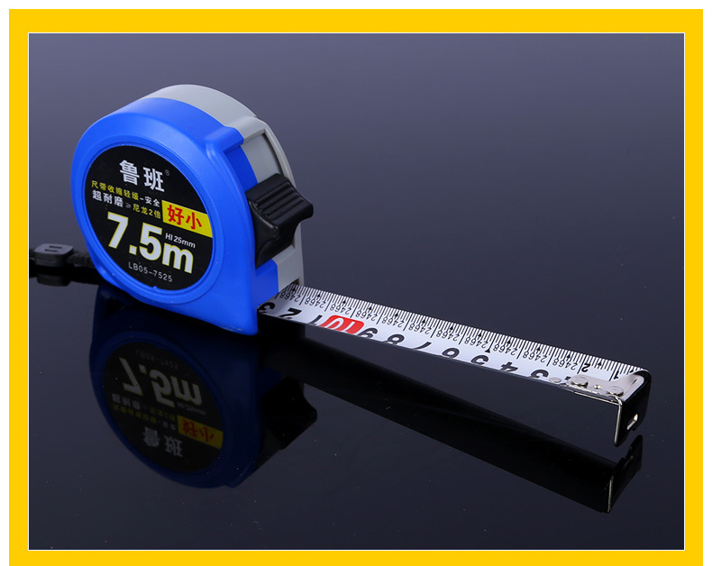 厂家批发防水钢卷尺 多规格5m7.5工地测量鲁班卷尺不锈钢卷尺-阿里巴巴