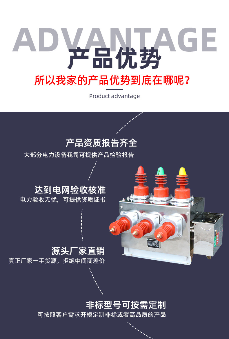 ZW10-12/T630A-20户外高压真空断路器柱上智能看门狗隔离开关12KV-阿里巴巴