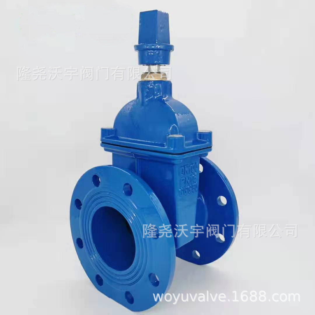 工厂销售 SZ45X-10球墨铸铁闸阀 直埋式法兰闸阀闸门钢制耐腐-阿里巴巴