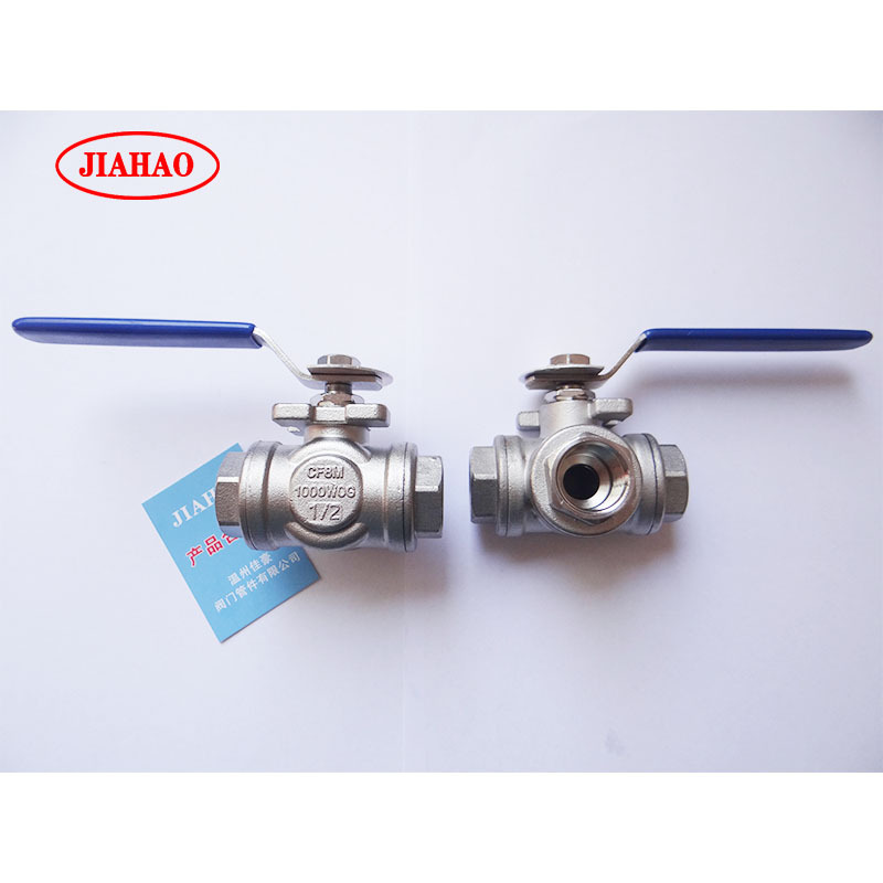 304 Q14F-16P Q15F-16P不锈钢三通丝扣球阀 L型T型内螺纹三通球阀-阿里巴巴