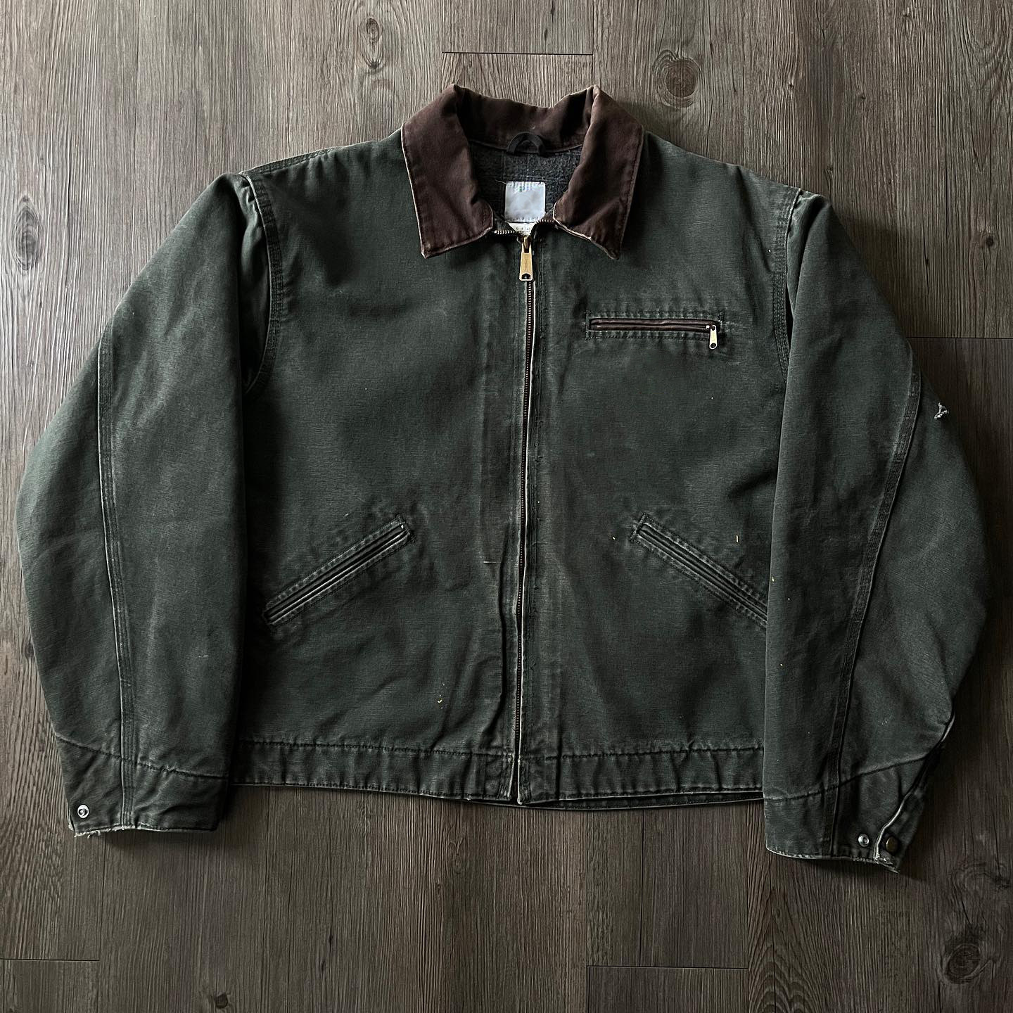 美式cleanfit卡哈特重磅水洗做旧底特律J97宽松工装翻领夹克外套-阿里巴巴