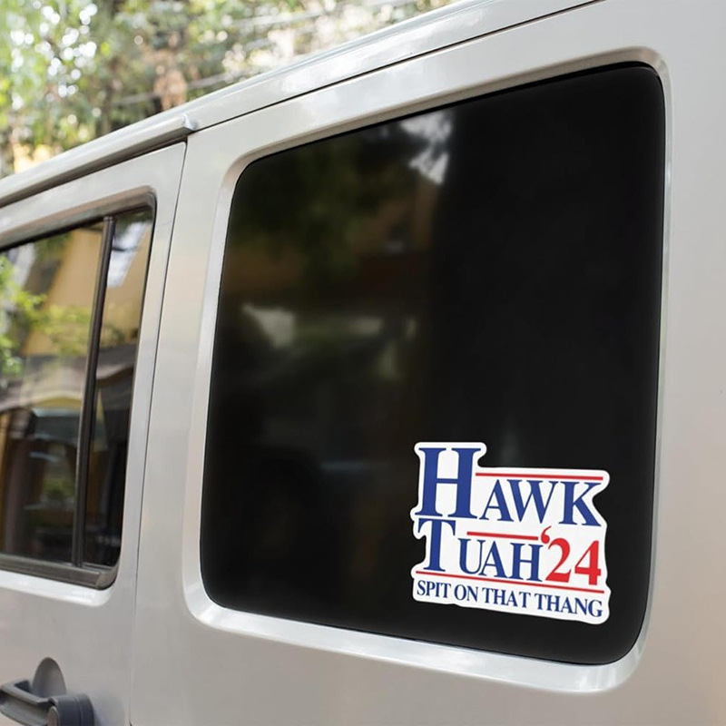 亚马逊新款 HAWK TUAN ‘24 SPIT ON THAT THANG 恶搞保险贴纸-阿里巴巴