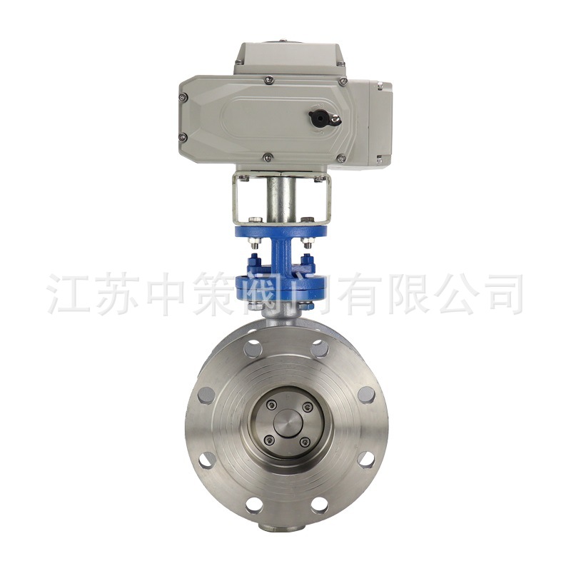 D943W-16R D943W-10R不锈钢电动法兰蝶阀 316L材质硬密封电动蝶阀-阿里巴巴