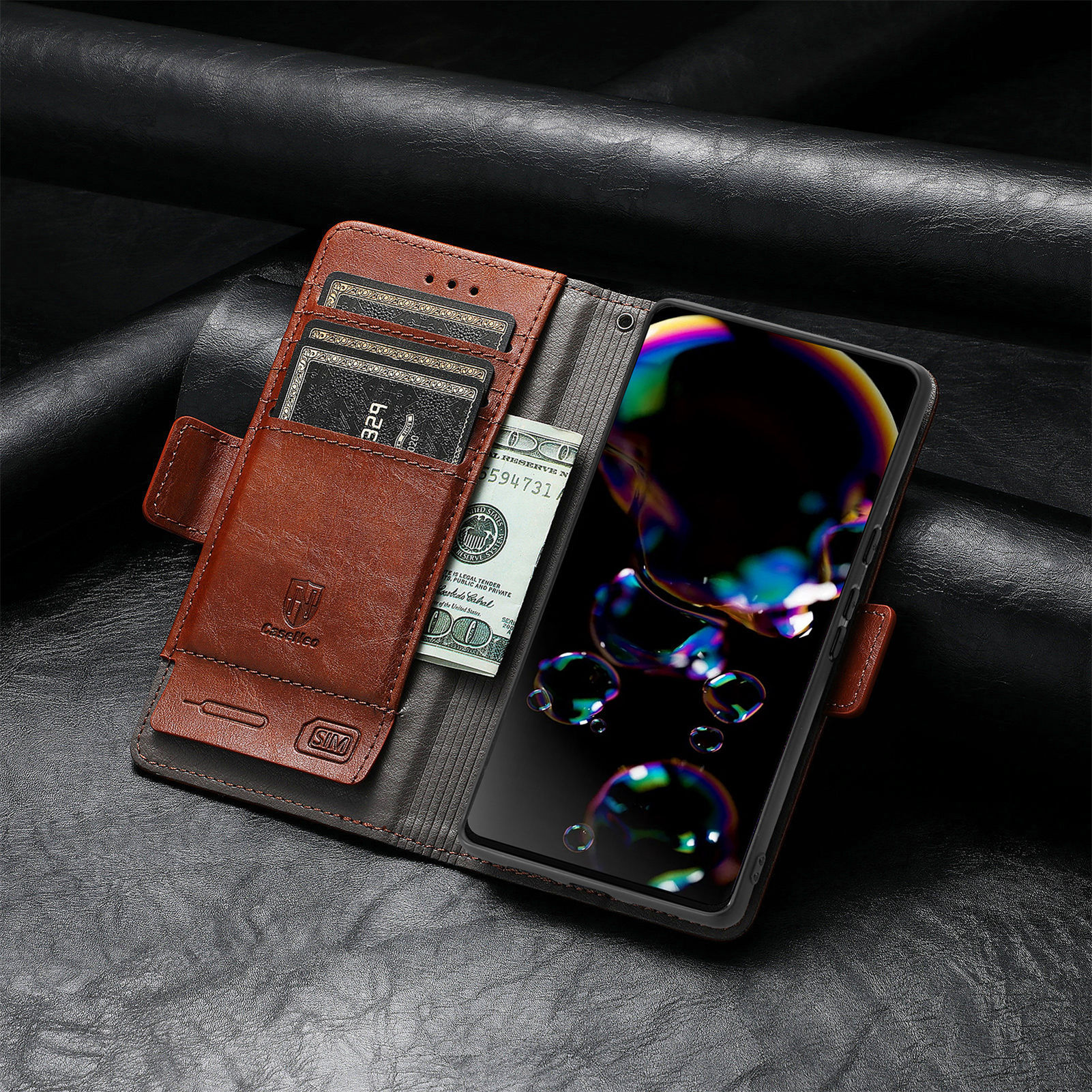 外贸适用夏普Aquos R7/P7商务磁扣PU手机皮套Sharp Sumaho6保护套-阿里巴巴