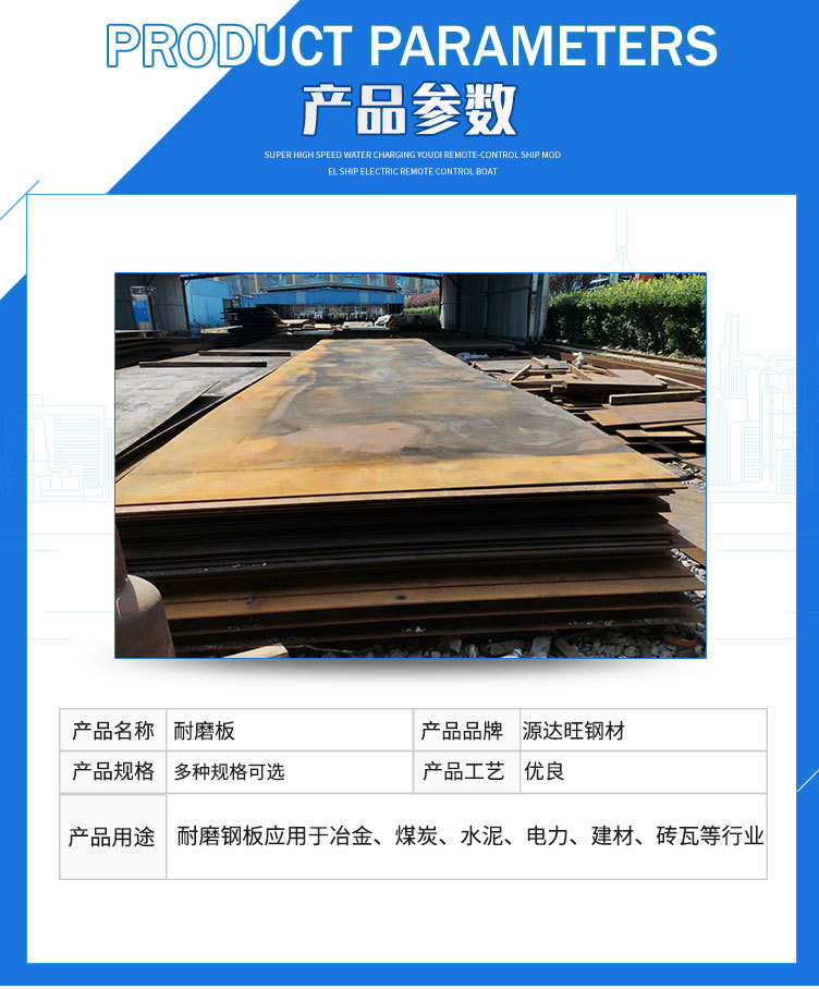 热轧钢板 nm360耐磨板 nm400耐磨钢板 工程机械用高强度耐磨衬板-阿里巴巴