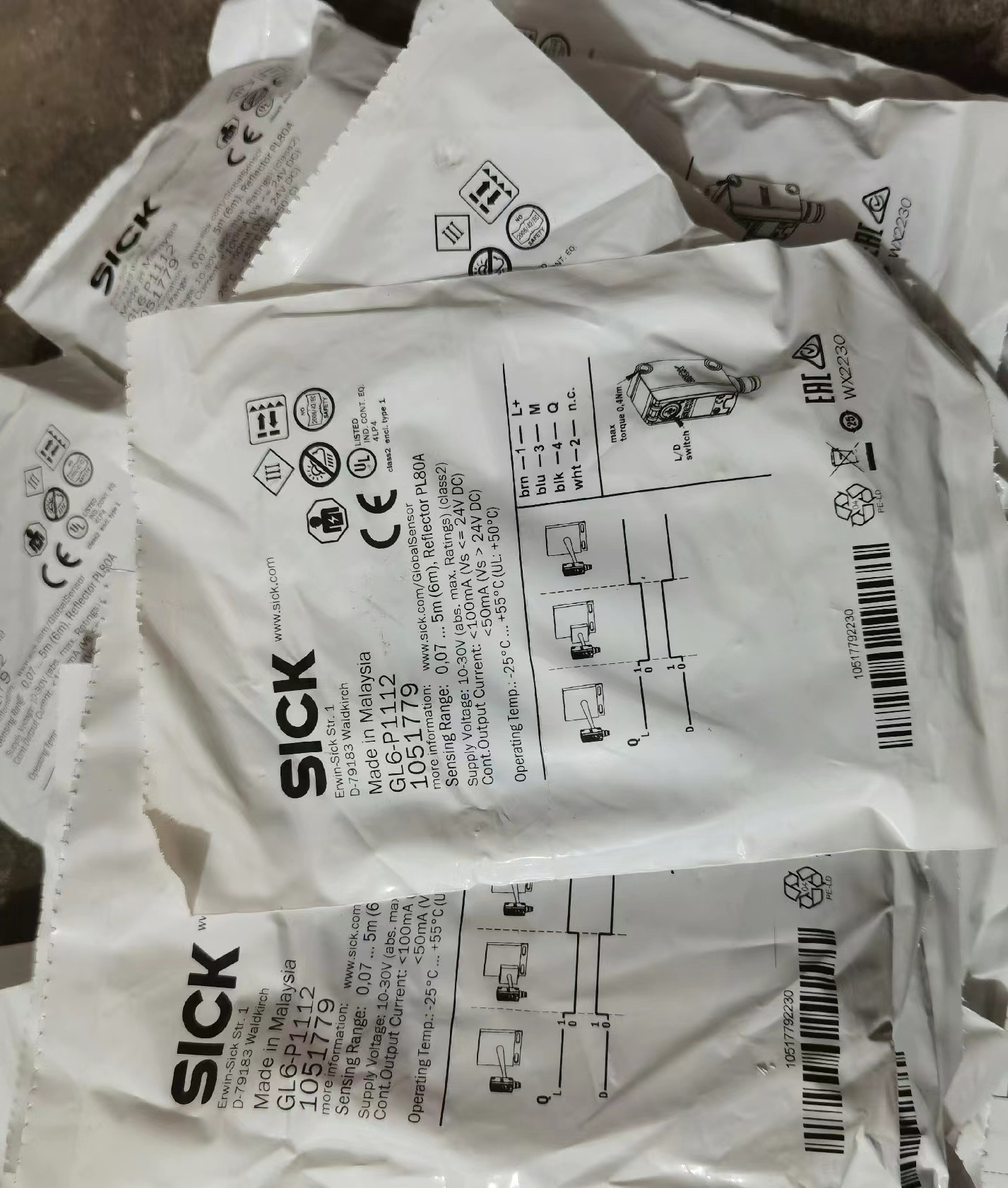 德国SICK西克GL6-N1112 GL6-N1111 P1111 P1112镜面反射光电开关-阿里巴巴